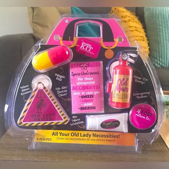 Other | New 6 Piece Old Lady Survival Kit Funny Gag Gift | Poshmark